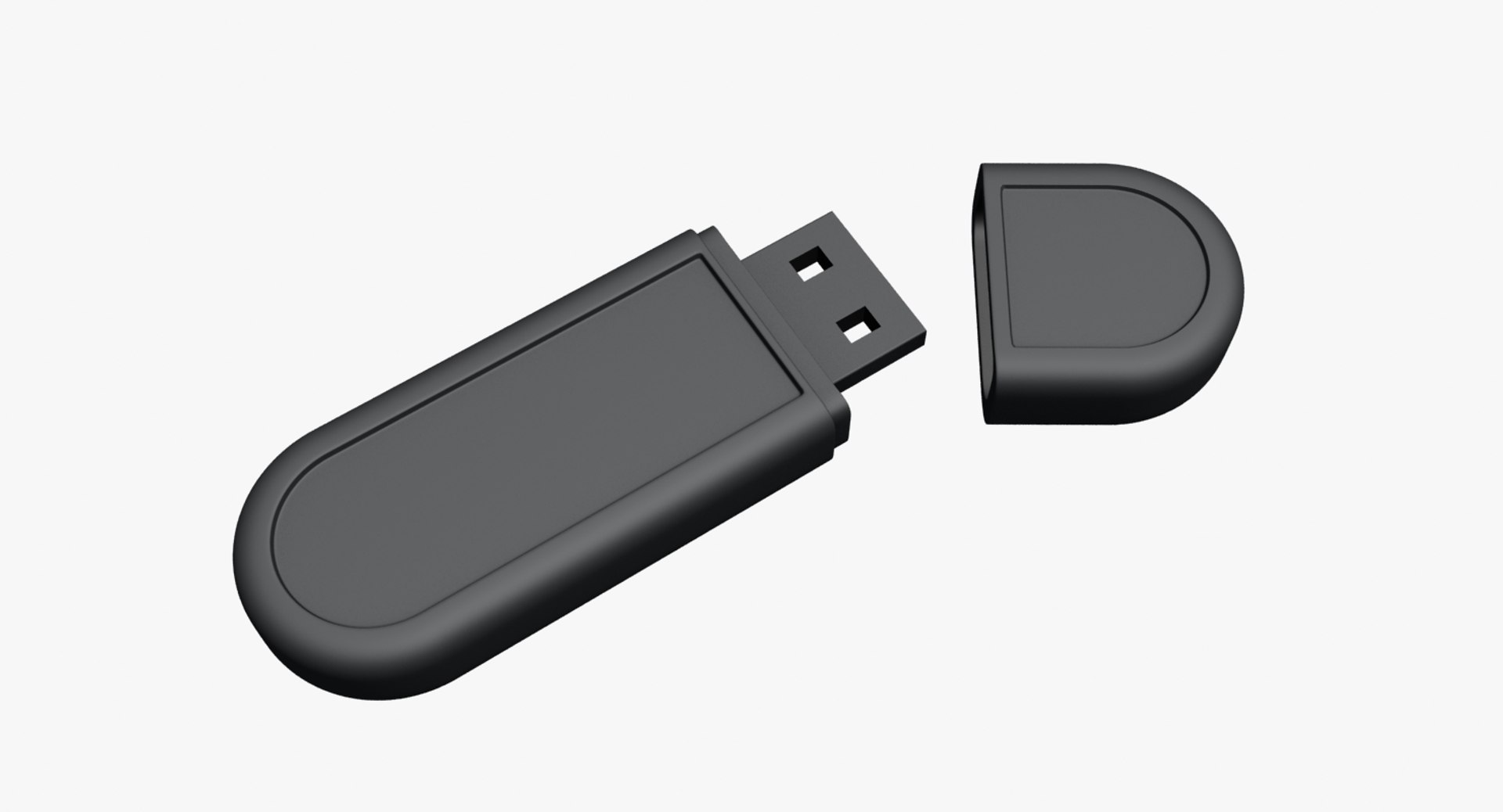 3d usb flash drive model
