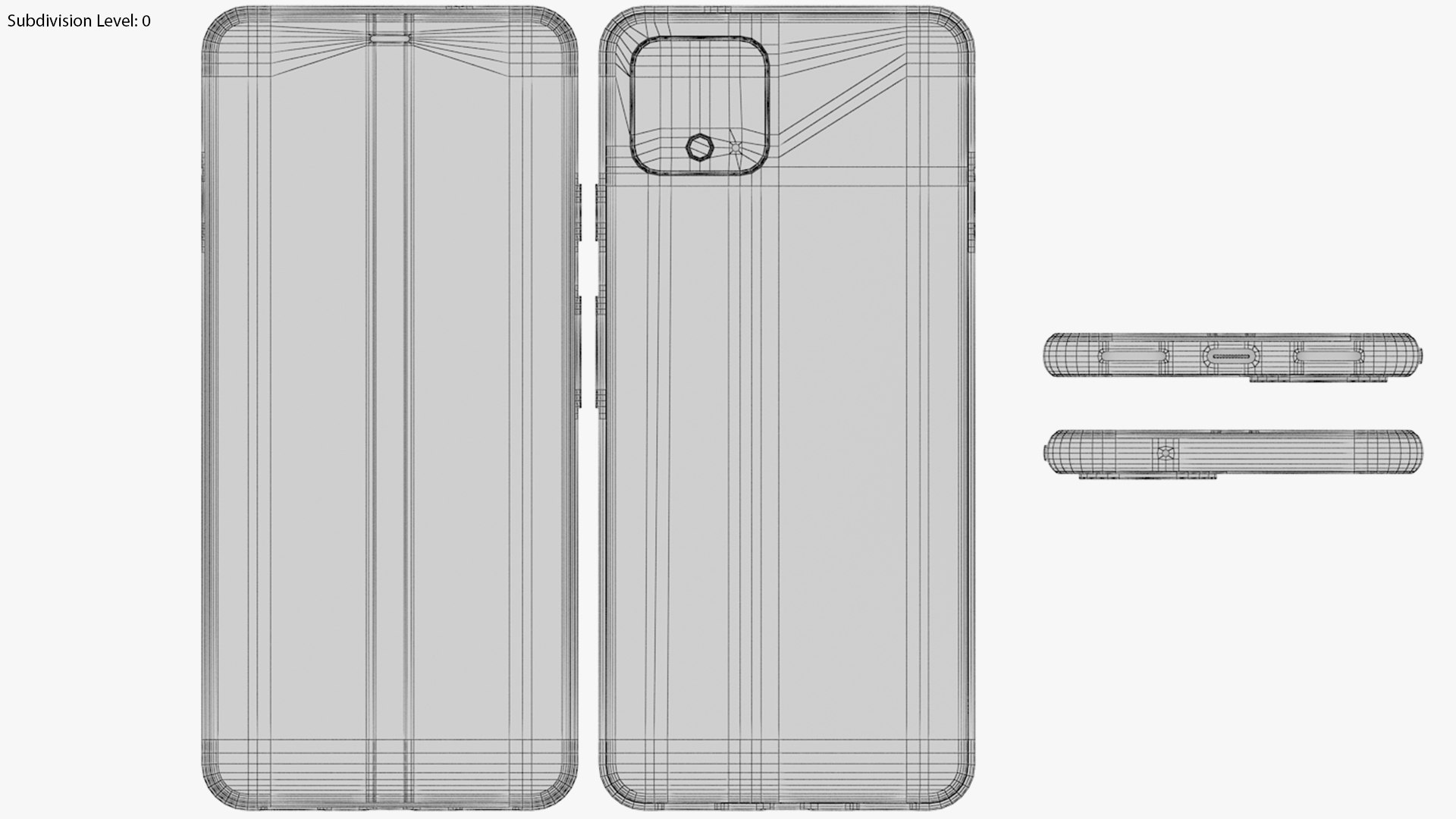 Realistic Google Pixel 4 3D Model - TurboSquid 1461675