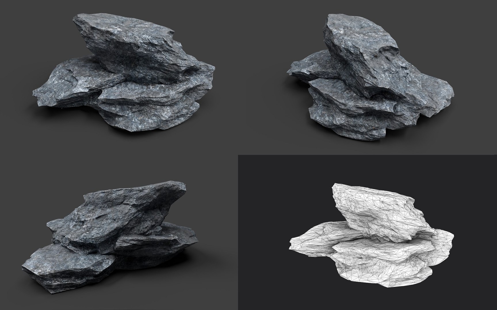 Rocks Height Games 3D Model - TurboSquid 1647888