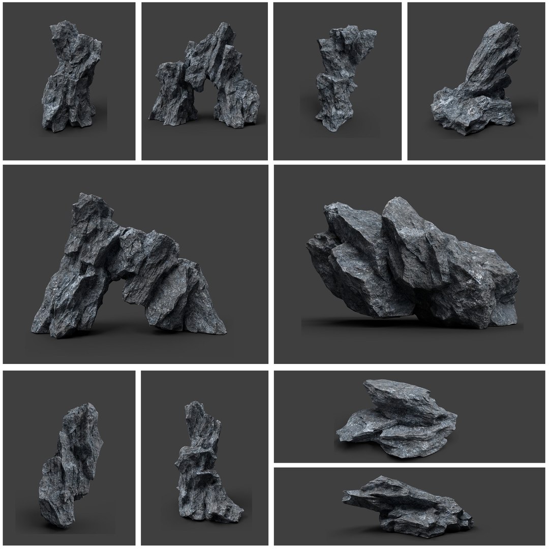 Rocks Height Games 3D Model - TurboSquid 1647888