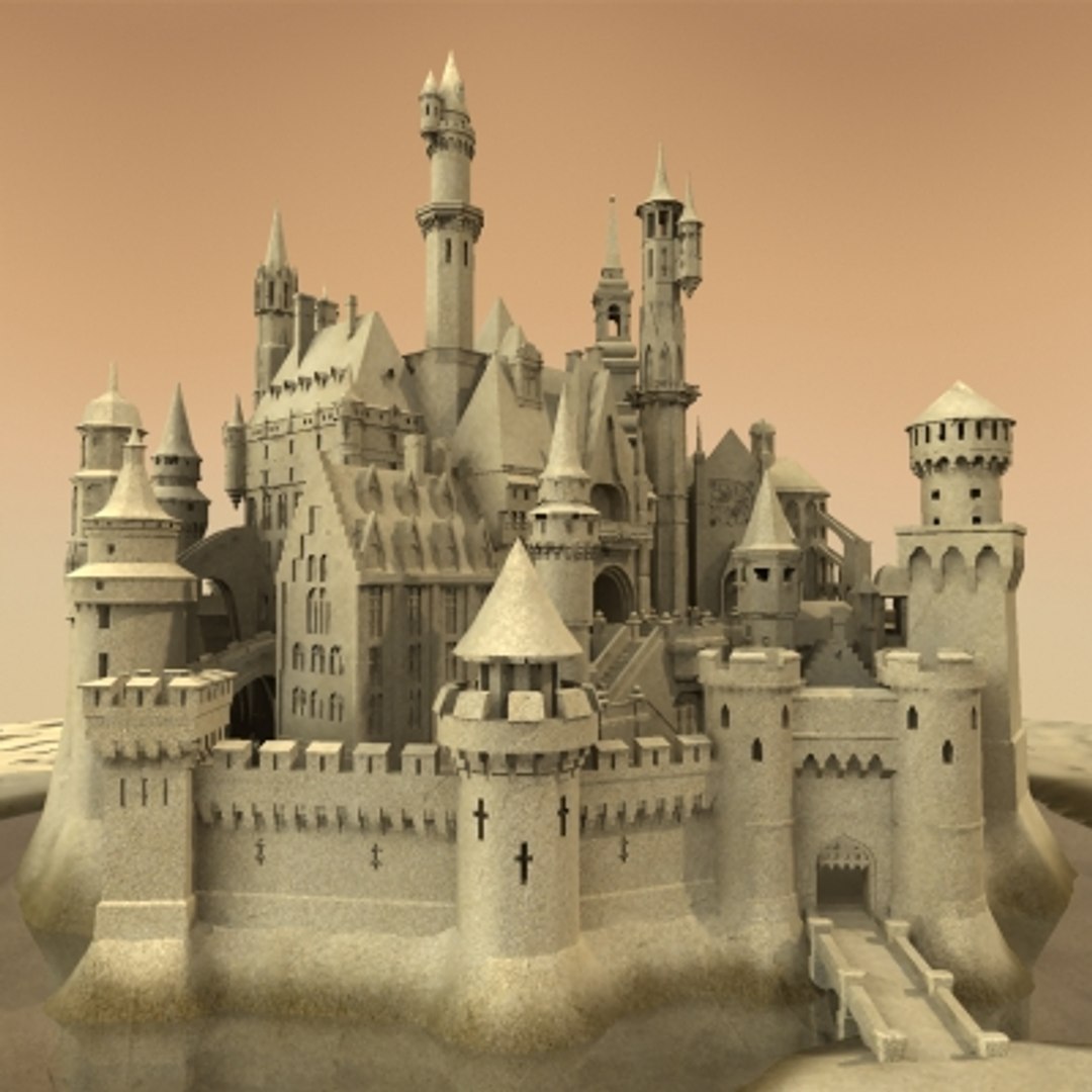 Sandcastle Sand Castle 3d Model