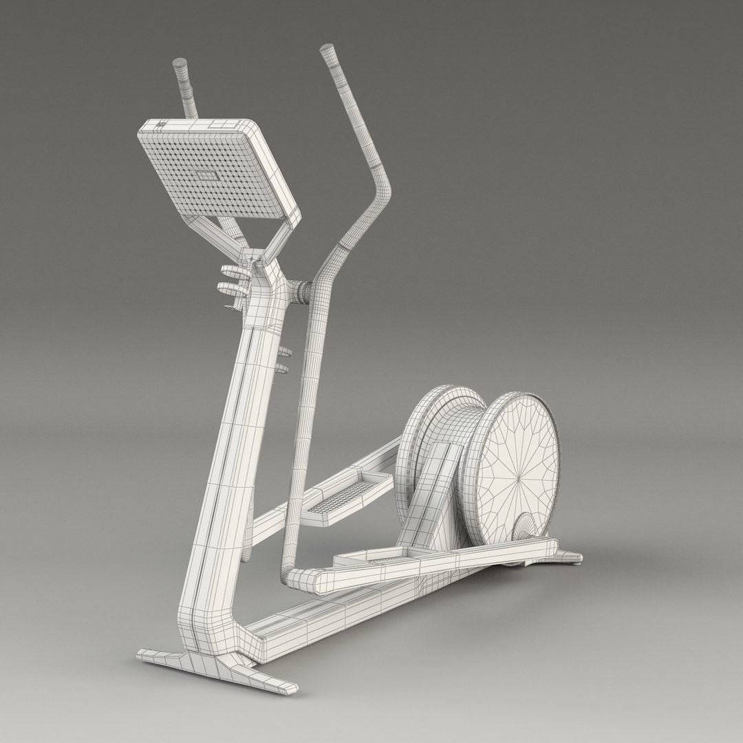 3d Model Cross Gym Technogym