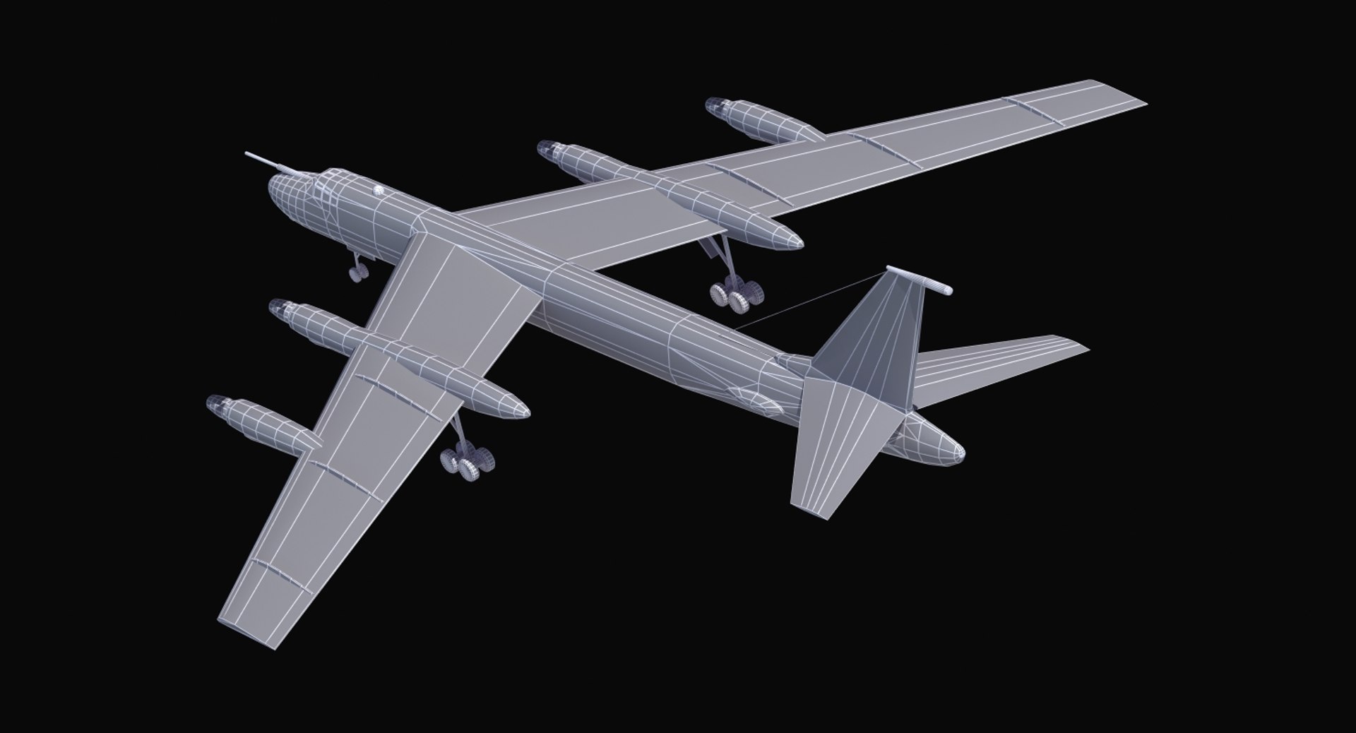 Tupolev Tu-142 Bear F 3d Model