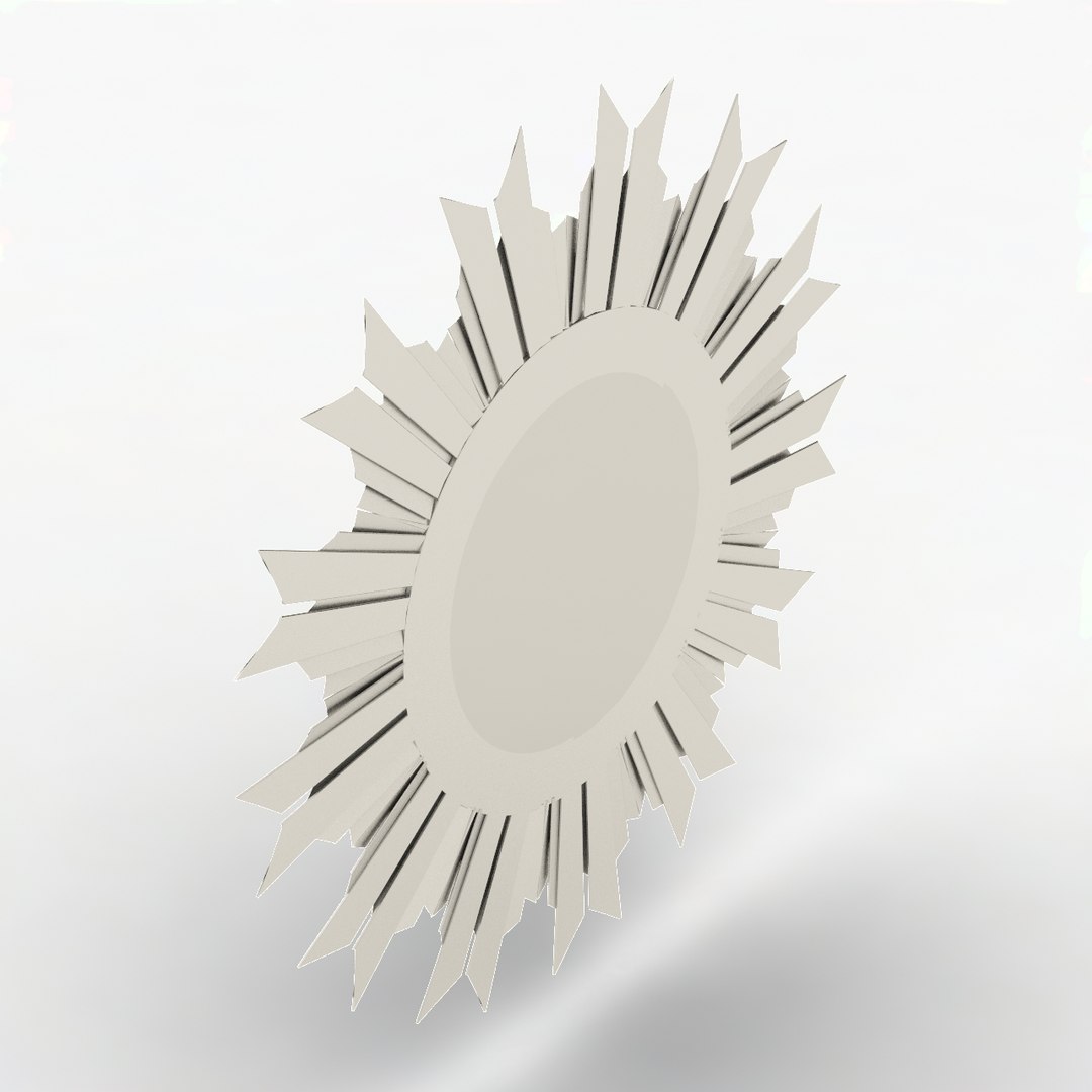 max mango wood sunburst mirror