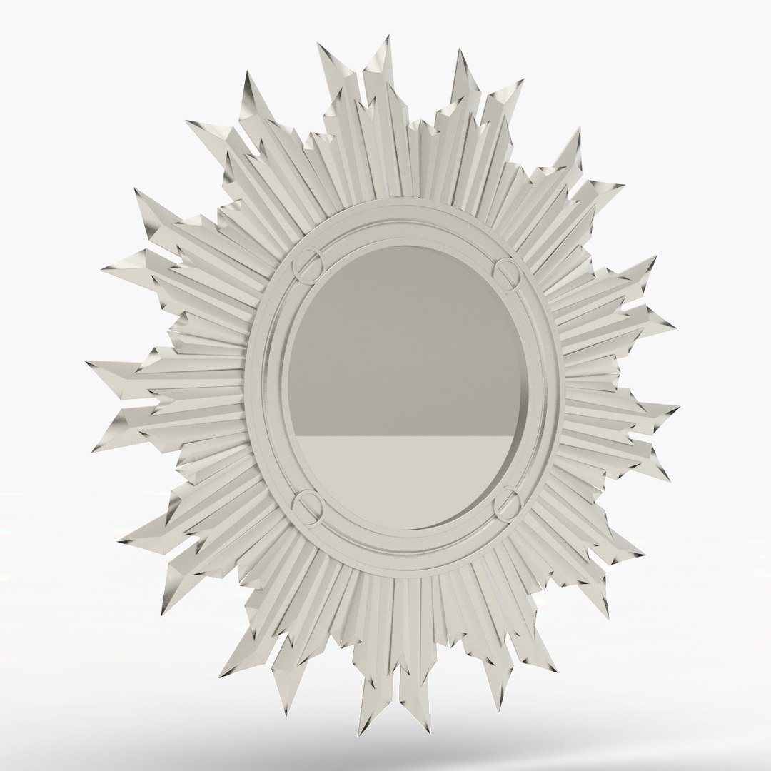 max mango wood sunburst mirror