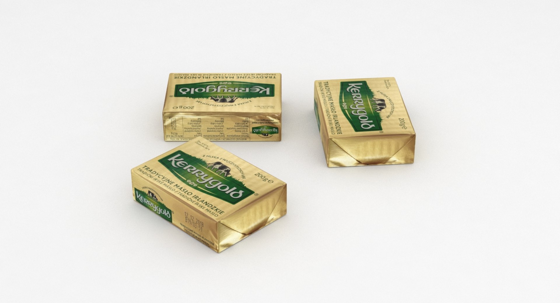 Butter 3D Model - TurboSquid 1329347