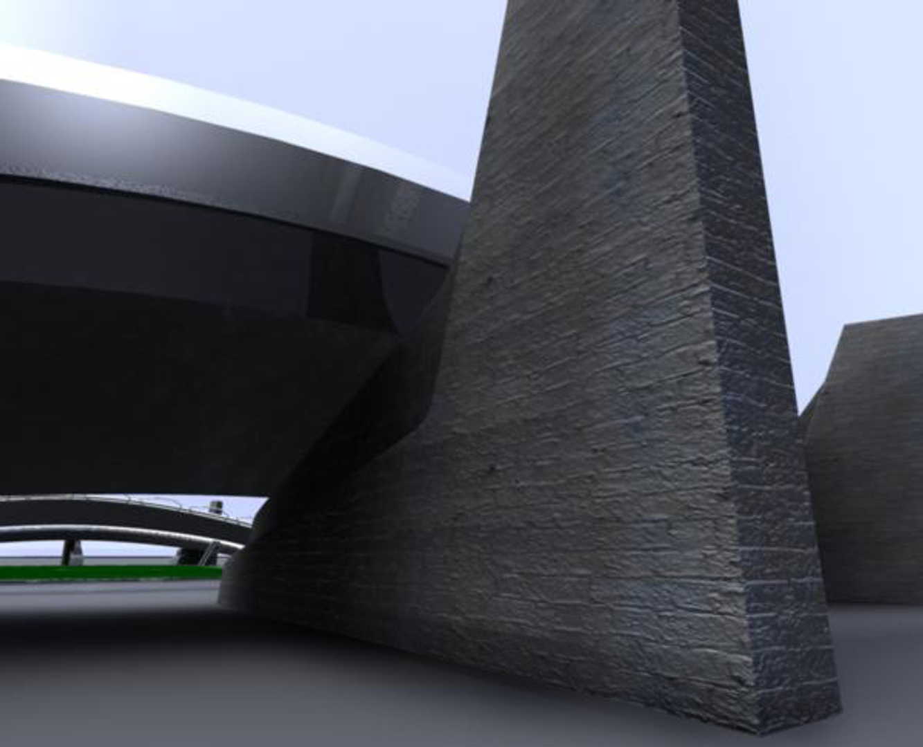 futuristic track field 3d ma