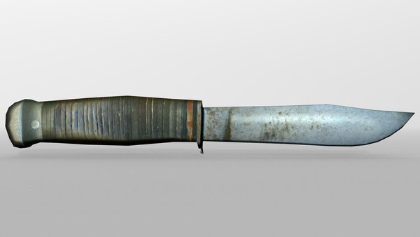 3d knife model
