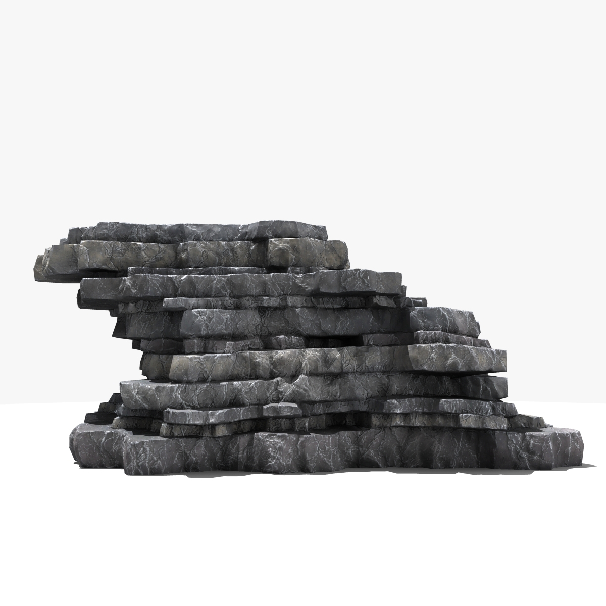 layered rock 3ds
