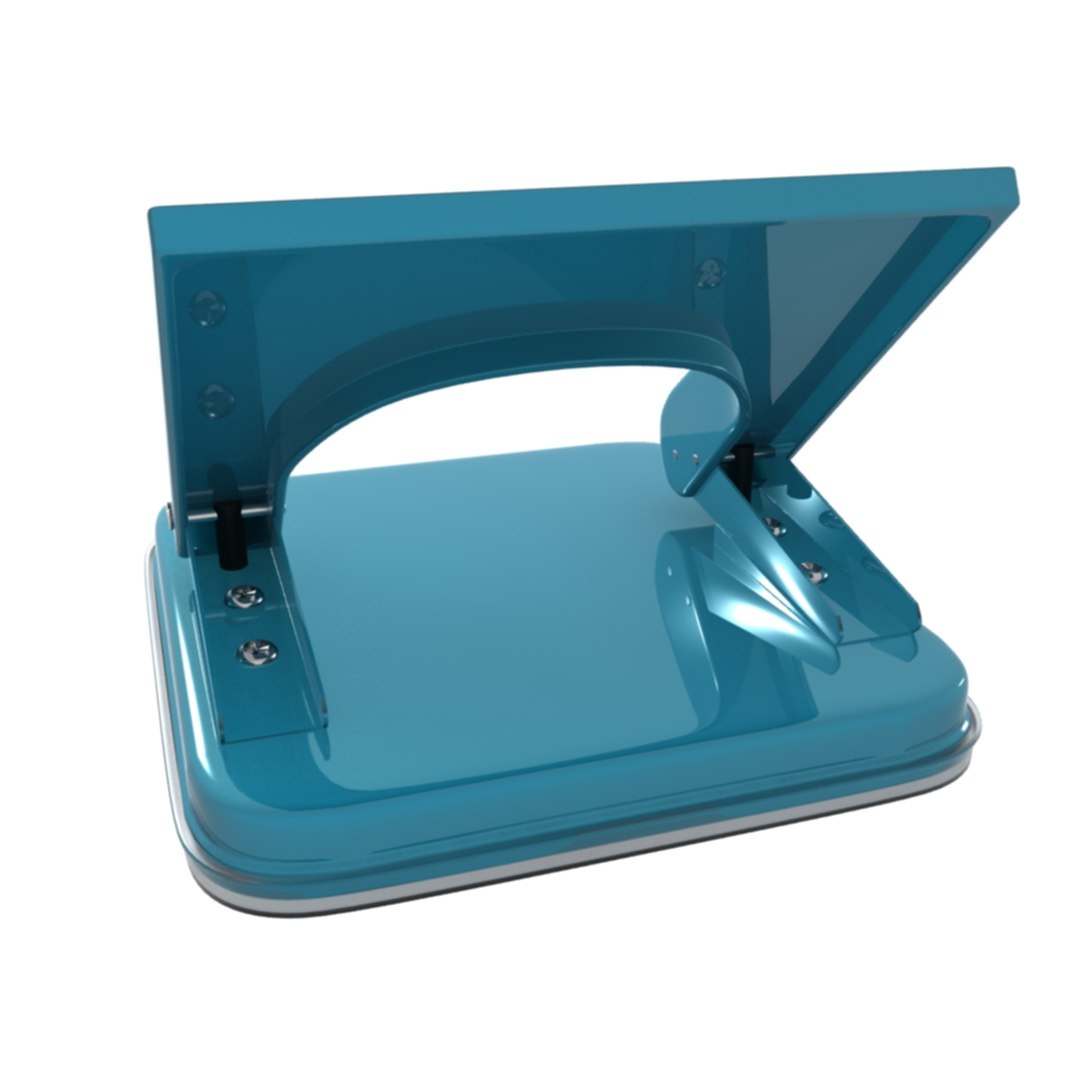 3dsmax Paper Punching Machine