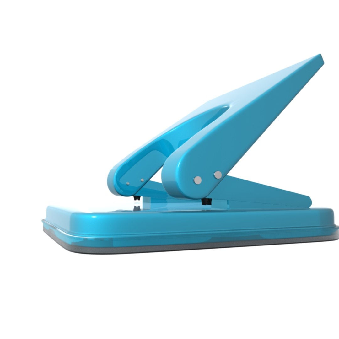 3dsmax Paper Punching Machine