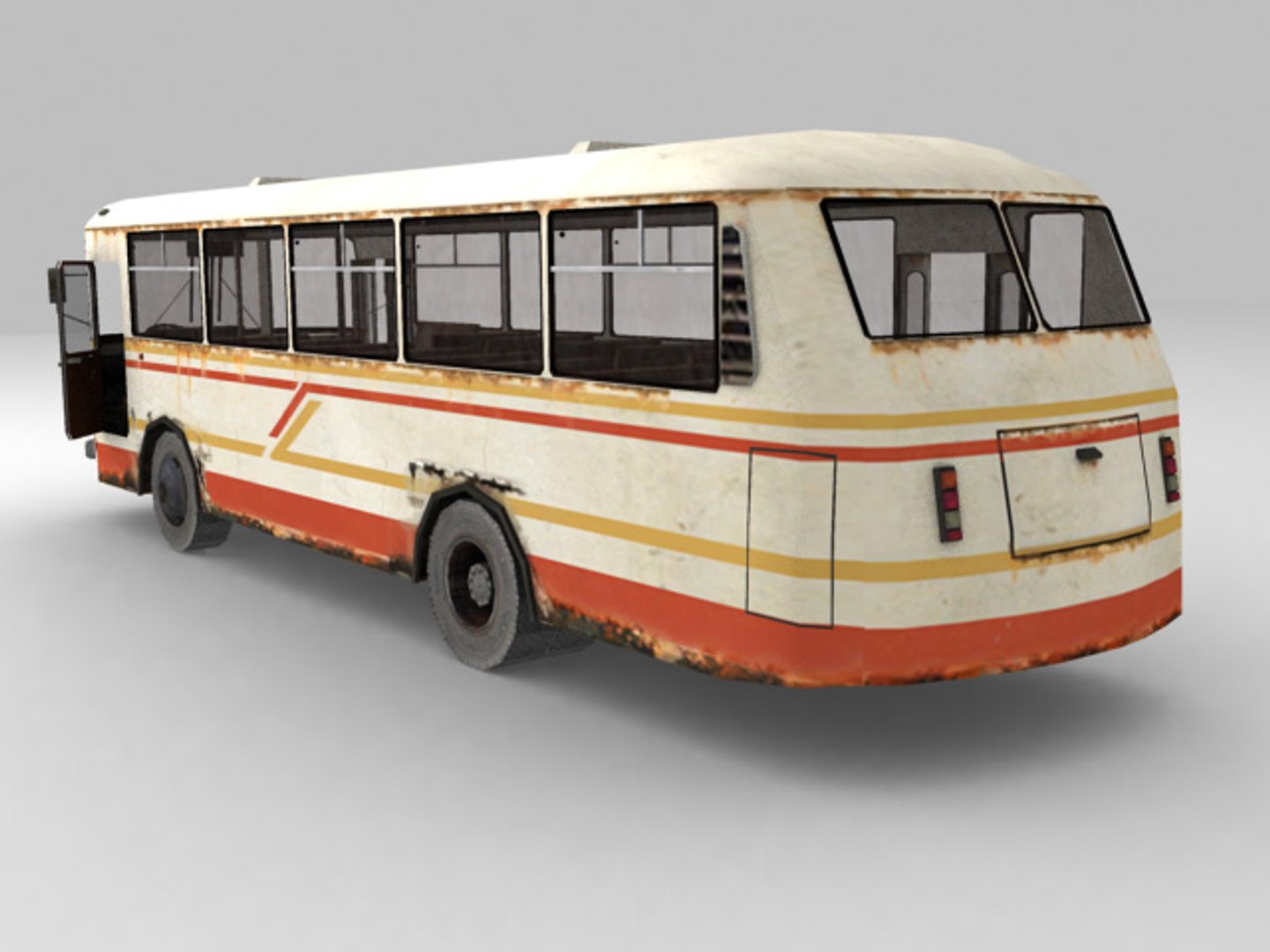 3d Model Russian Bus