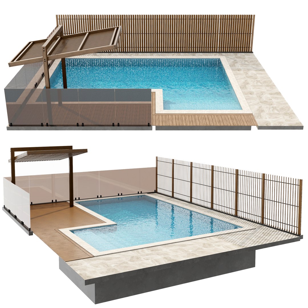3D Swimming Pool - TurboSquid 1570186