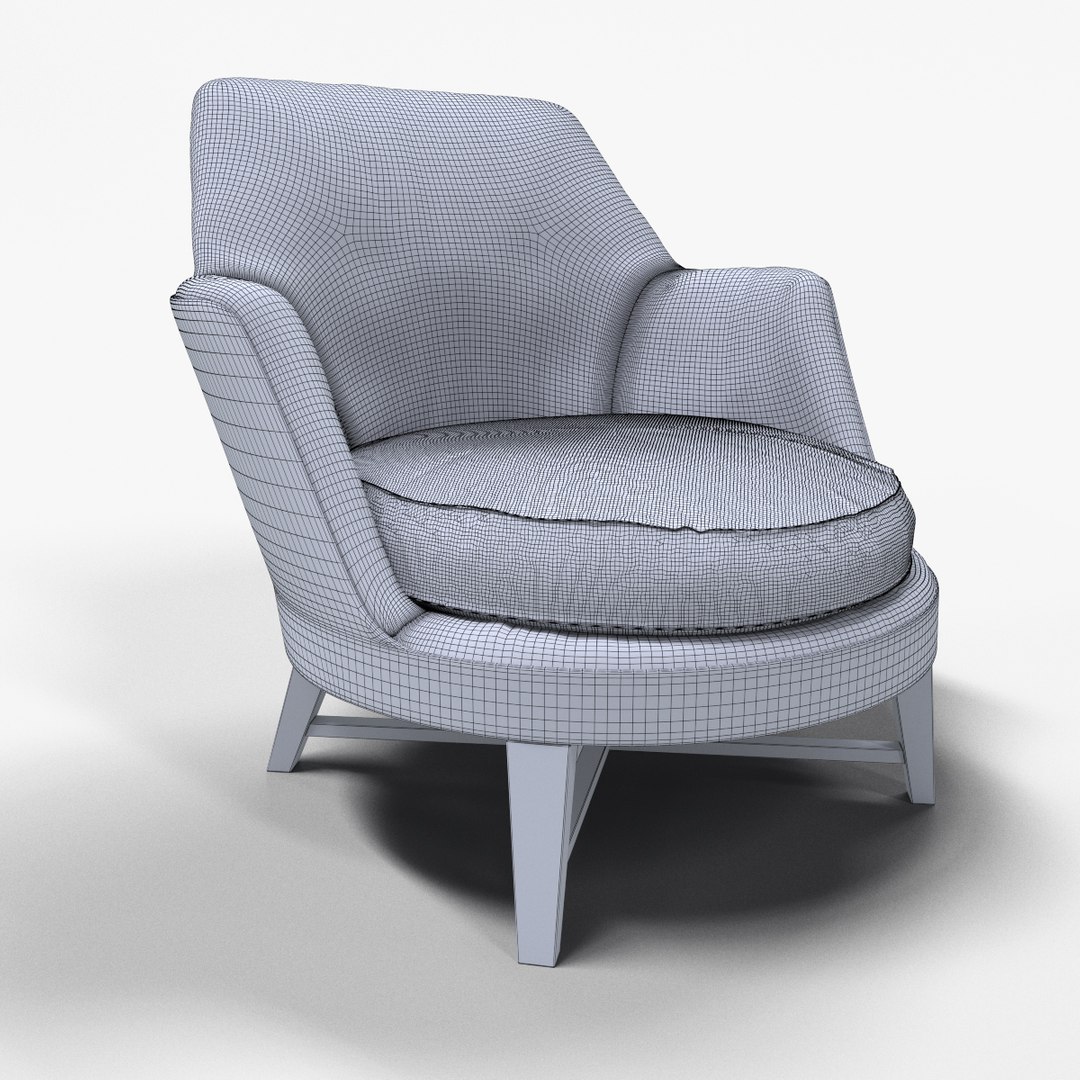 Flexform Guscio Chair 3d Max