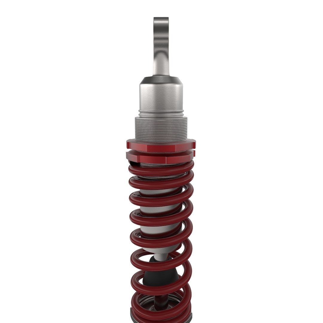 3d Model Spring Shock Absorber