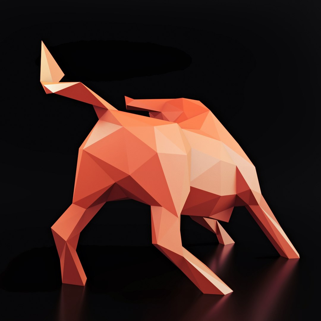 3D Bull Pose - TurboSquid 1288202