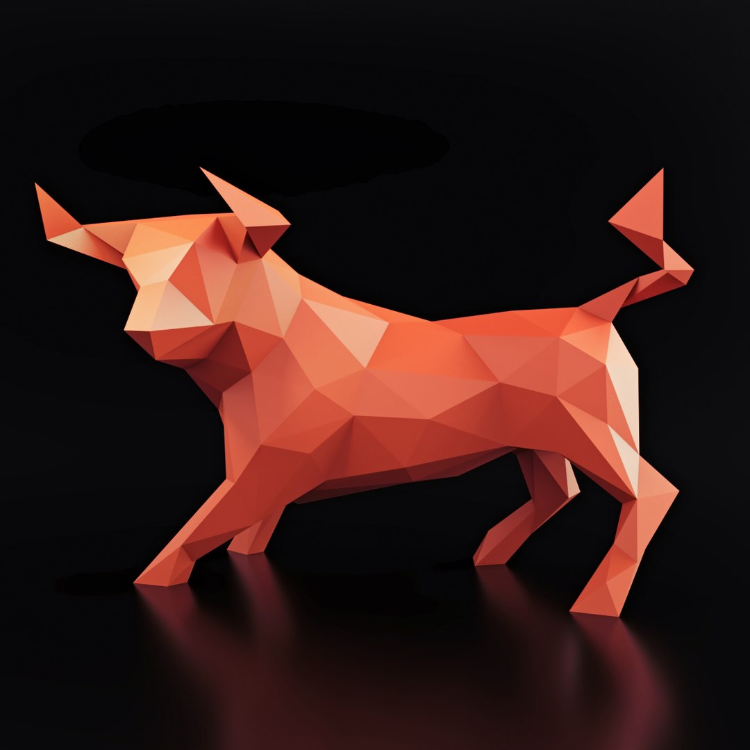3D Bull Pose - TurboSquid 1288202