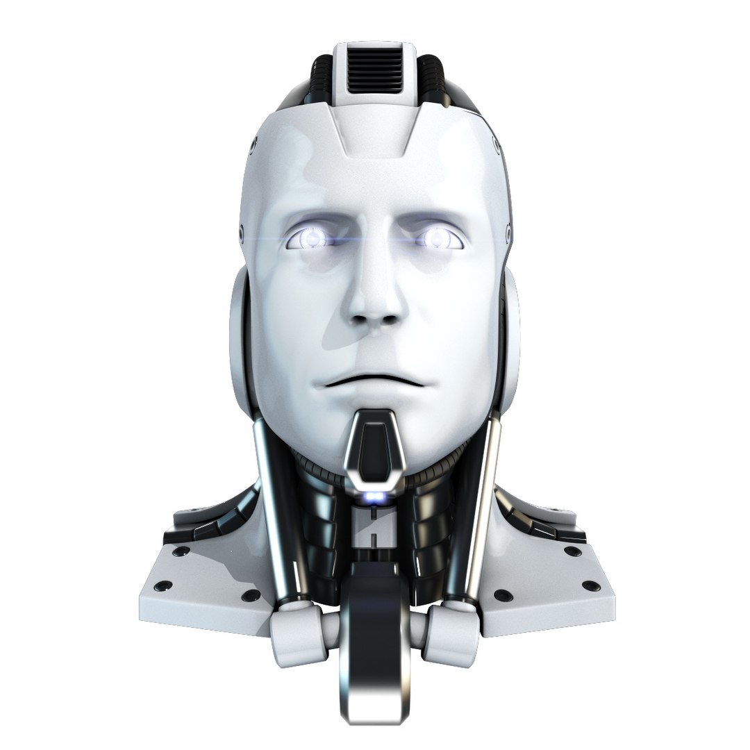Head Cyborg 3D Model - TurboSquid 1240039