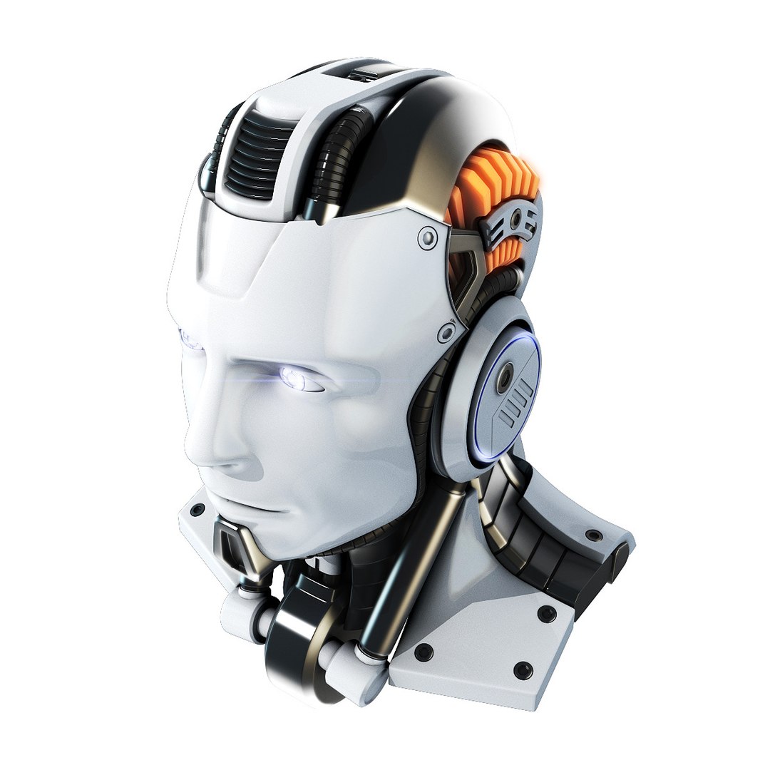 Head Cyborg 3D Model - TurboSquid 1240039
