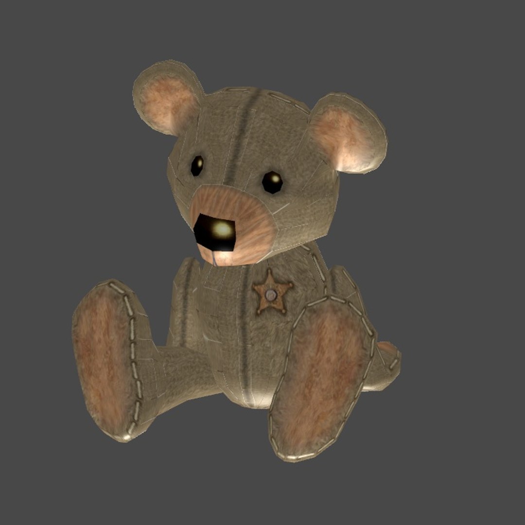 Free Teddy Bear 3d Model