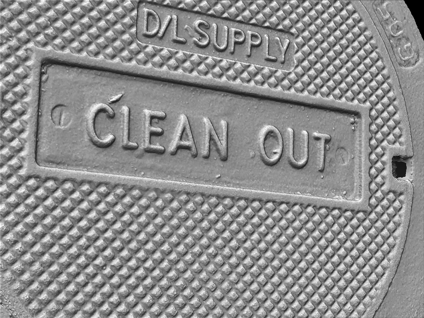 Scan Cover Cleanout 3d Obj