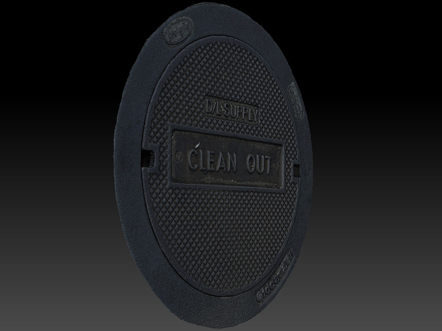 Scan Cover Cleanout 3d Obj