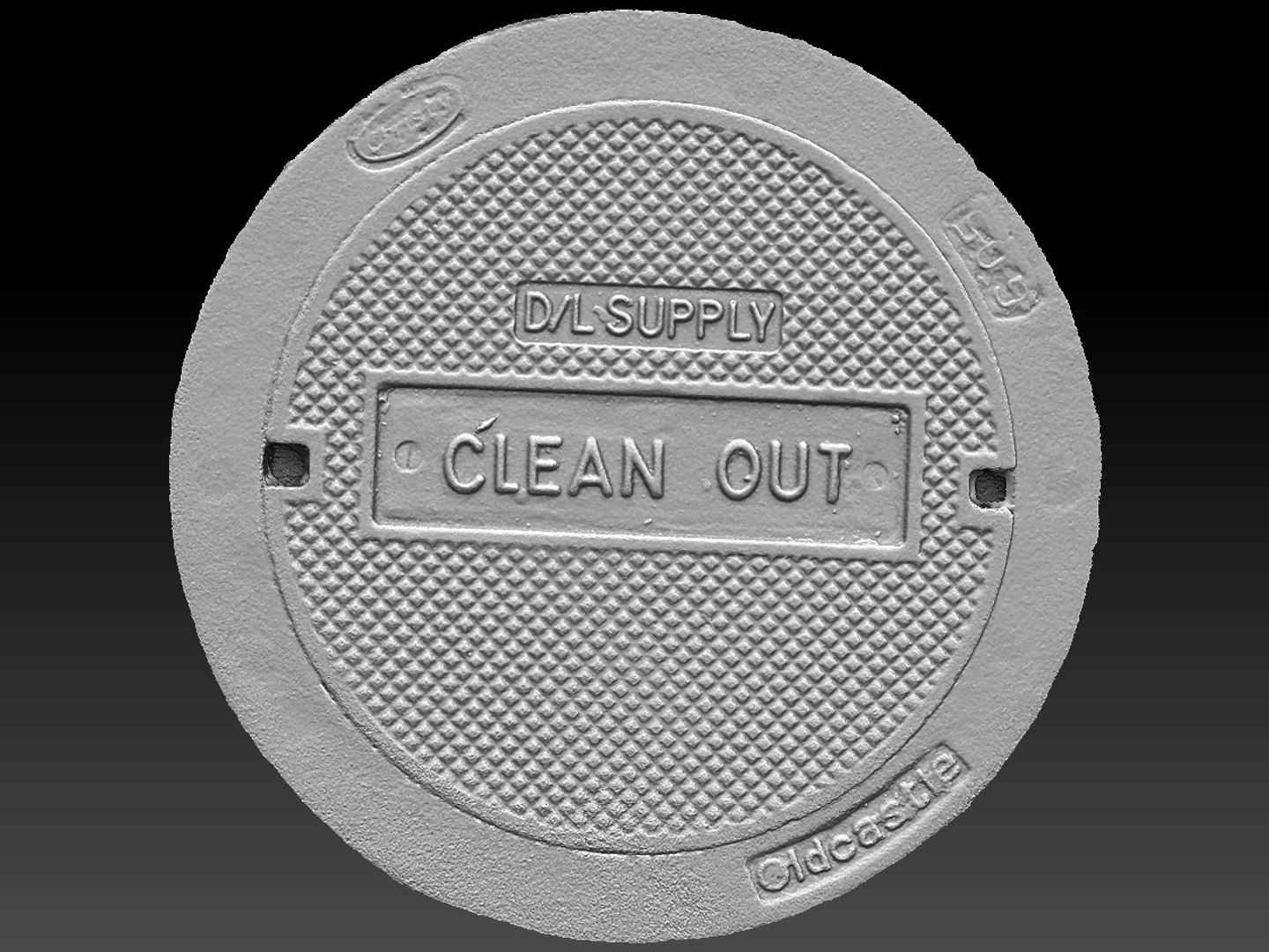 Scan Cover Cleanout 3d Obj