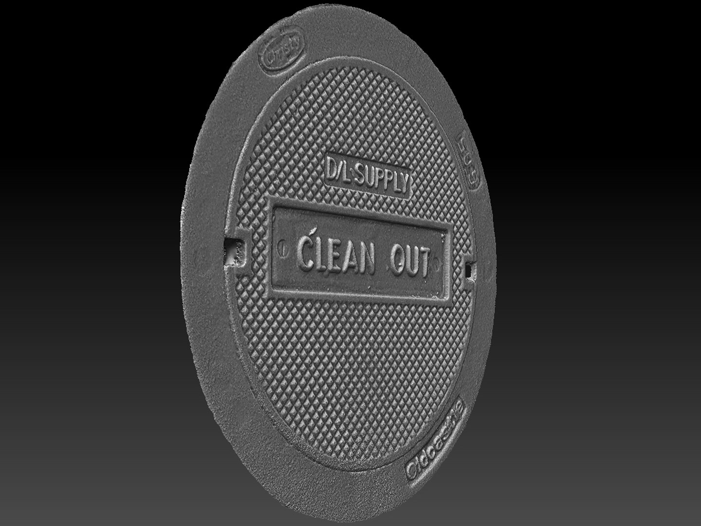 Scan Cover Cleanout 3d Obj