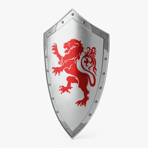 modelo 3d Escudo de caballero medieval 2 - TurboSquid 2033834