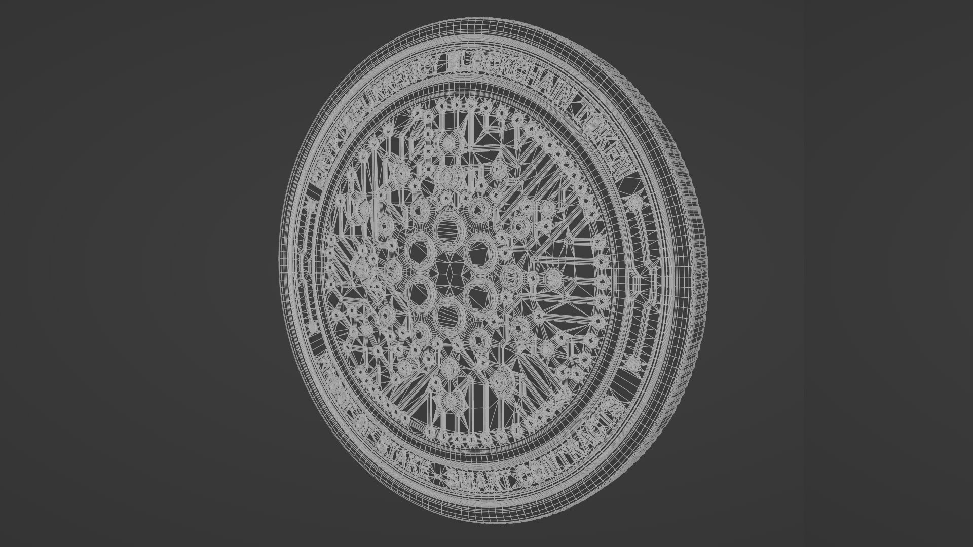 Cryptocurrency coins with 4k textures - close up details 3D model ...