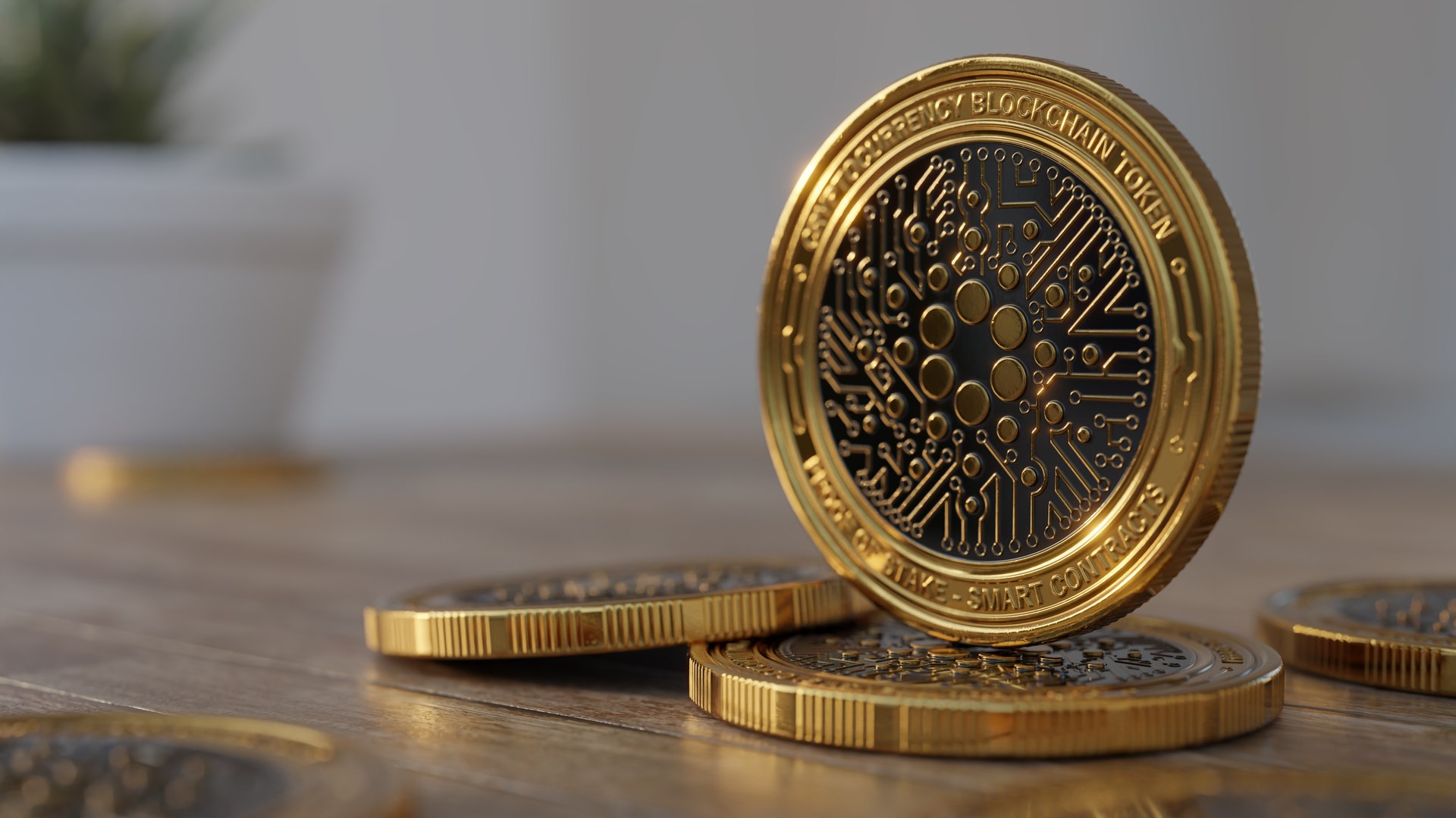 Cryptocurrency coins with 4k textures - close up details 3D model ...