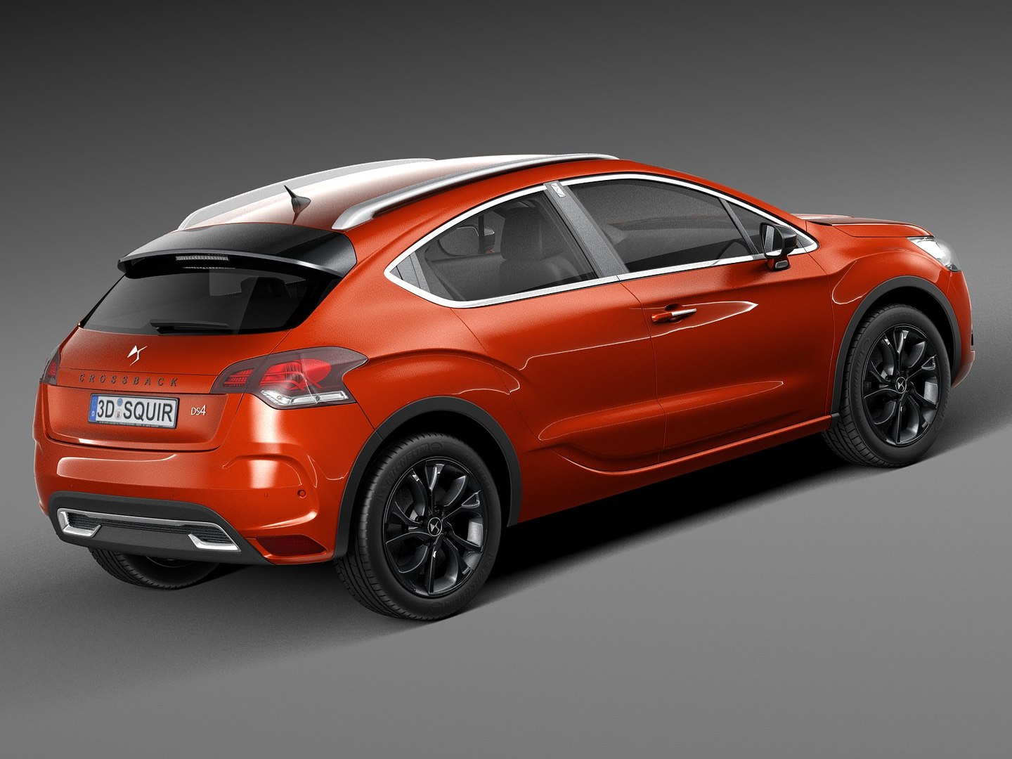 3d Model 2016 Citroen Ds