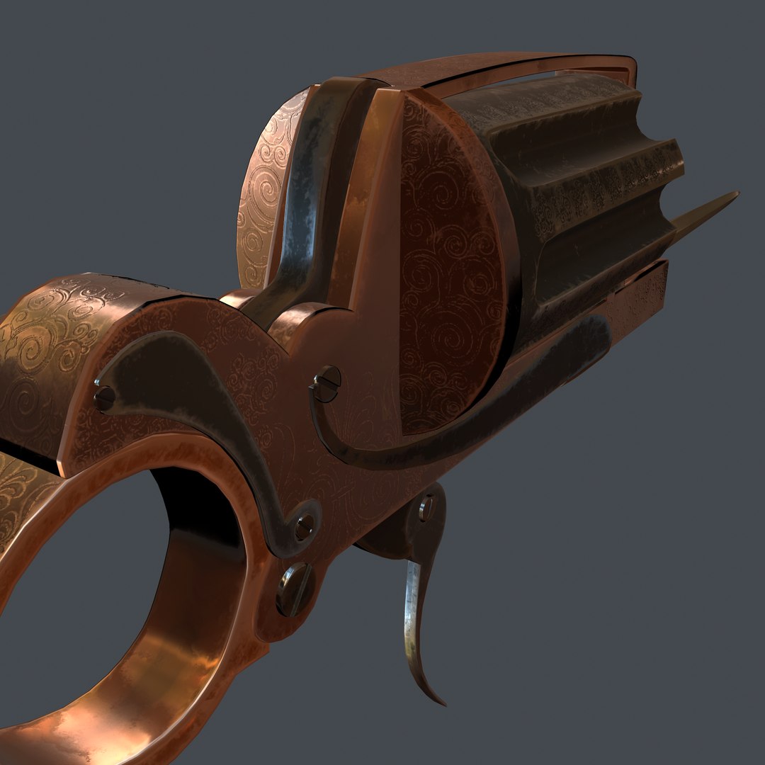 3D Apache Revolver - TurboSquid 1230980