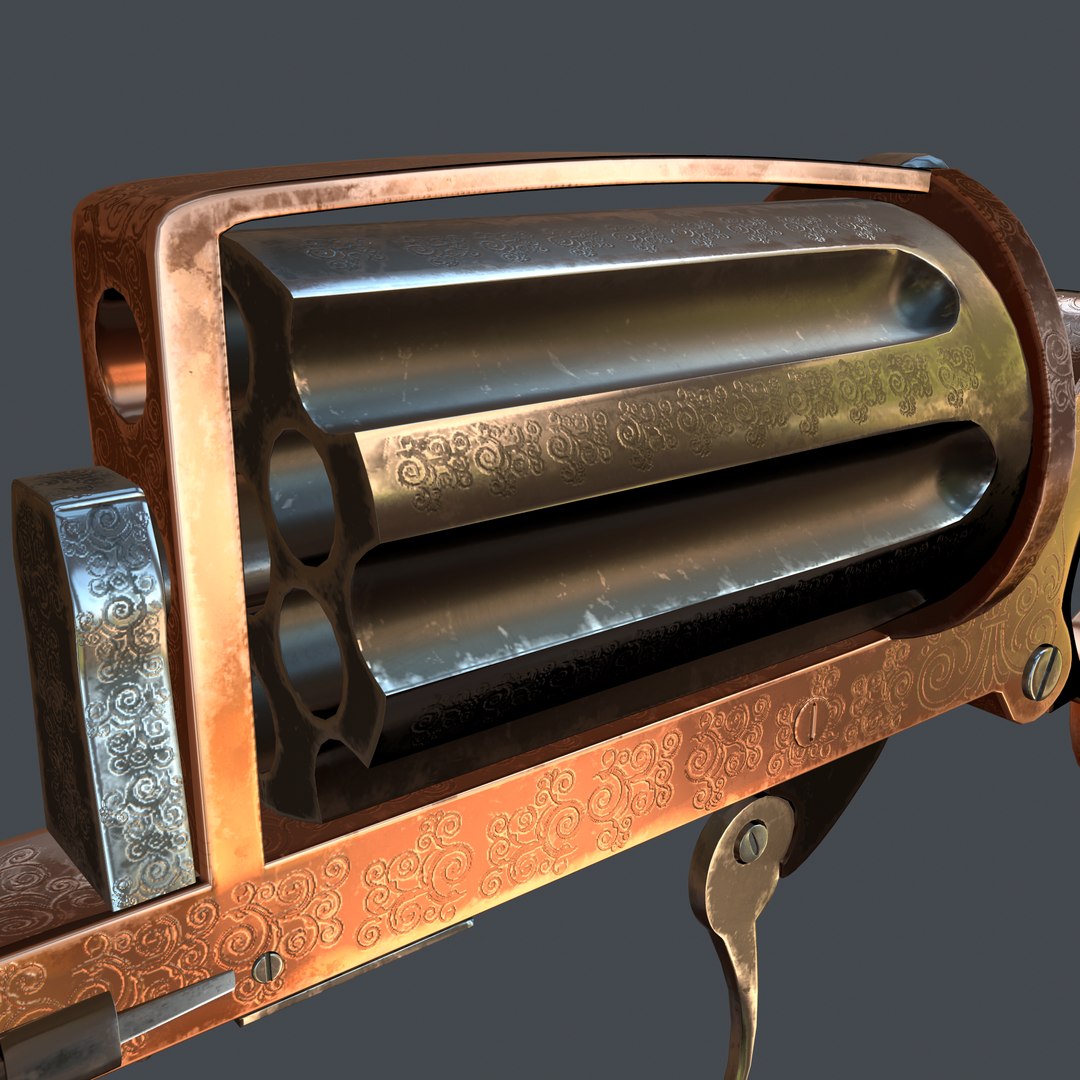 3D Apache Revolver - TurboSquid 1230980