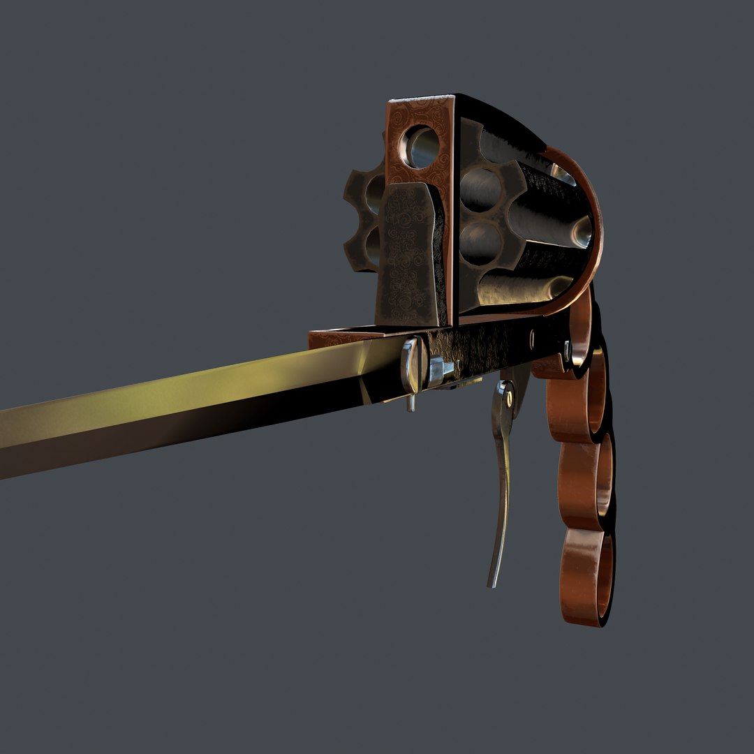 3D Apache Revolver - TurboSquid 1230980