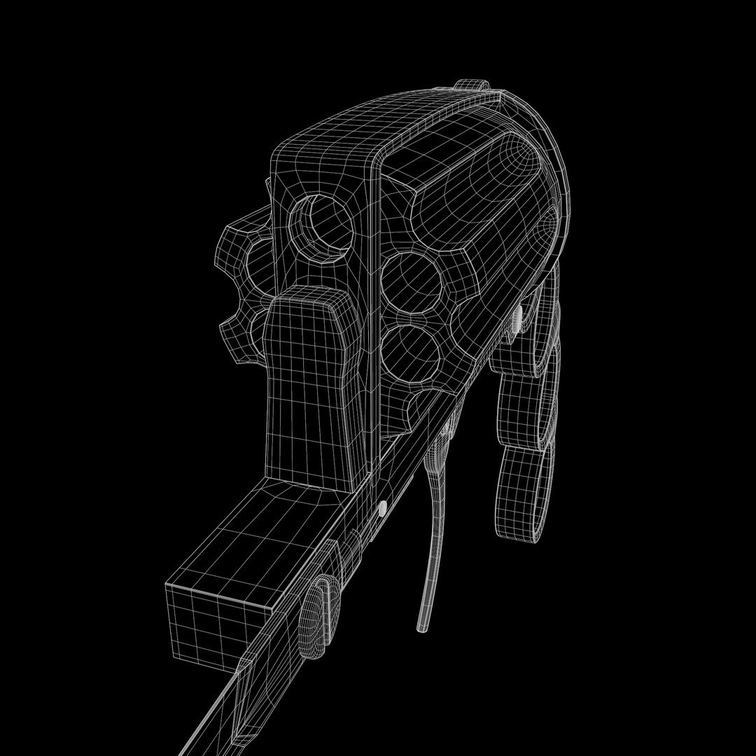 3D Apache Revolver - TurboSquid 1230980