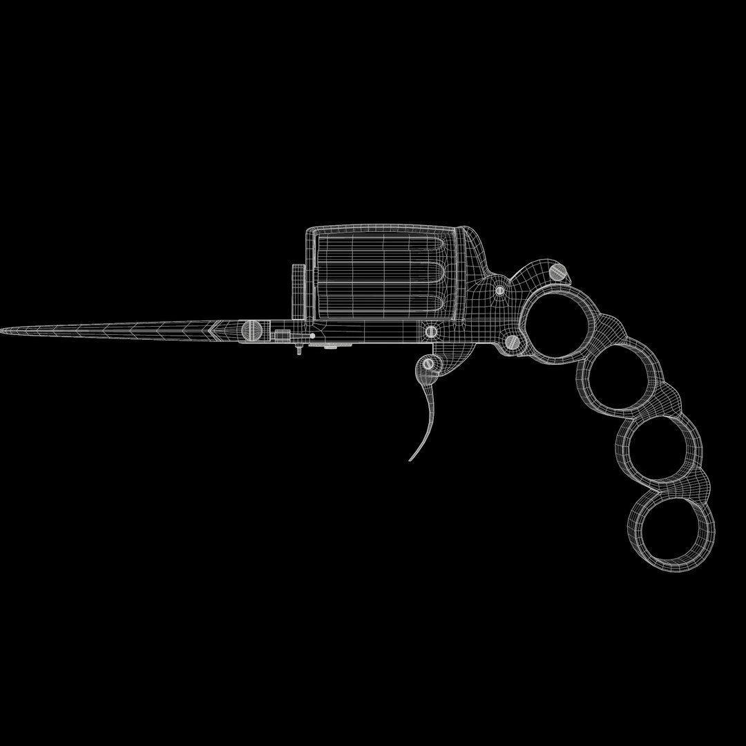 3D Apache Revolver - TurboSquid 1230980