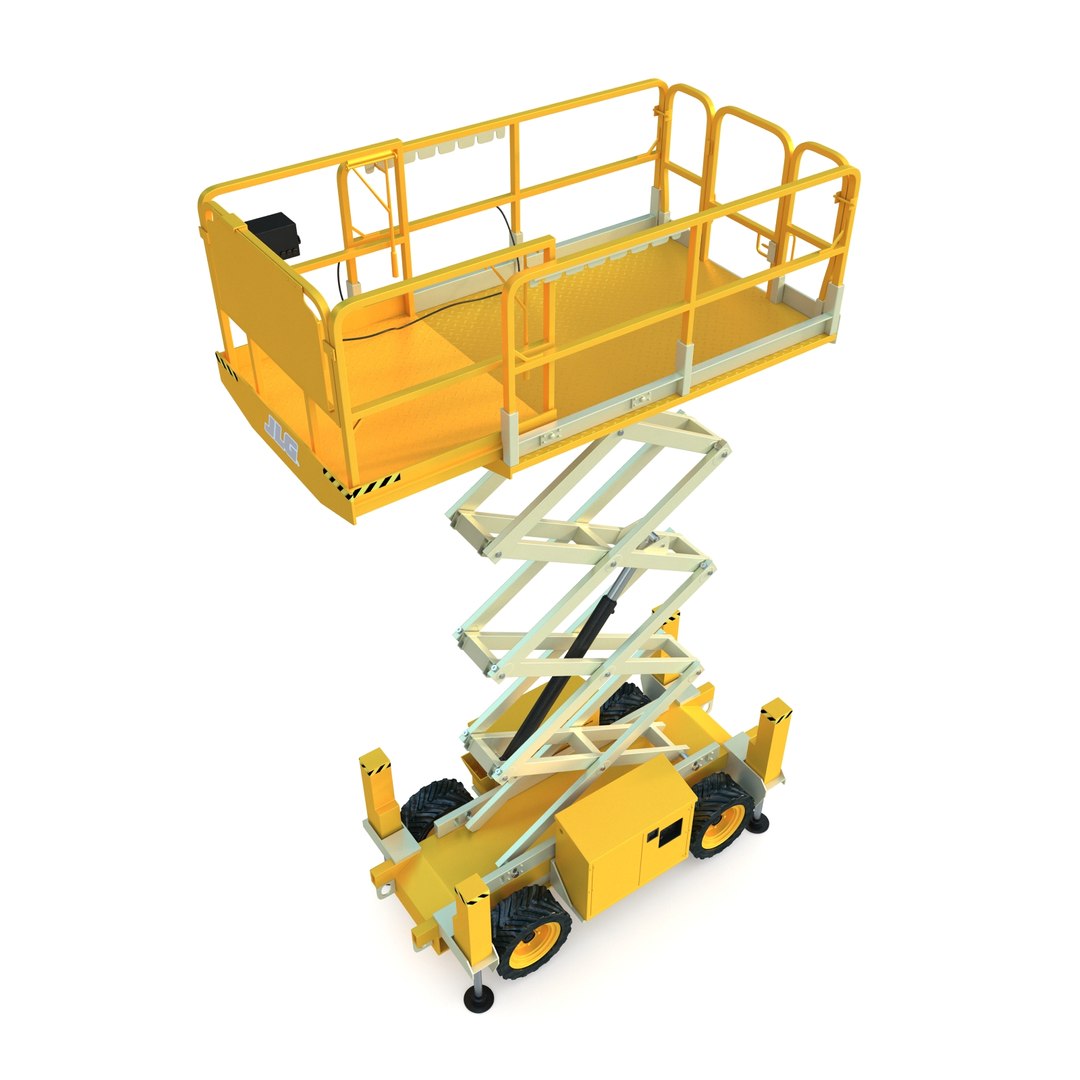 3d Model Of Engine Powered Scissor