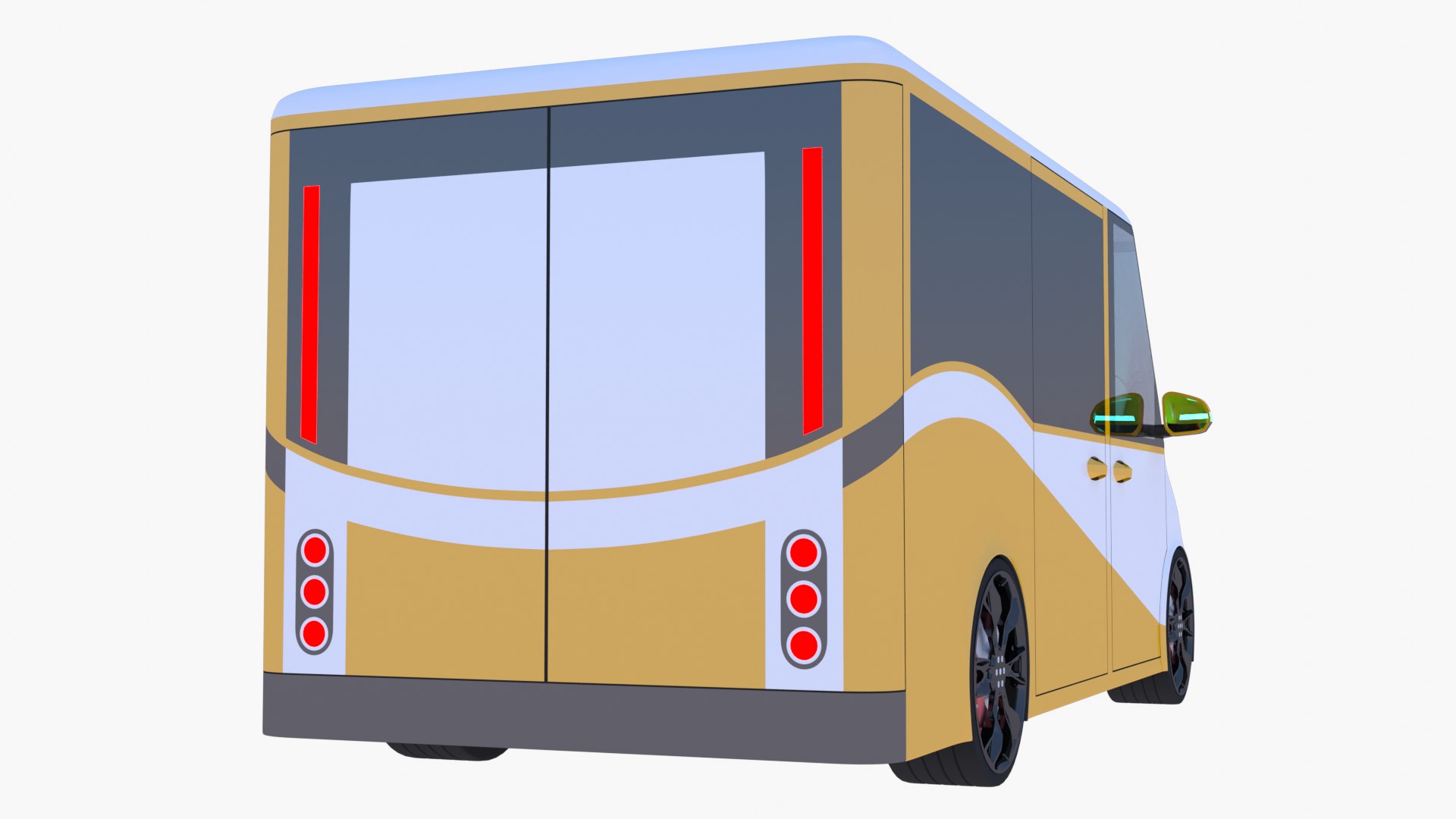 3D Generic Van Exterior Model - TurboSquid 2074753