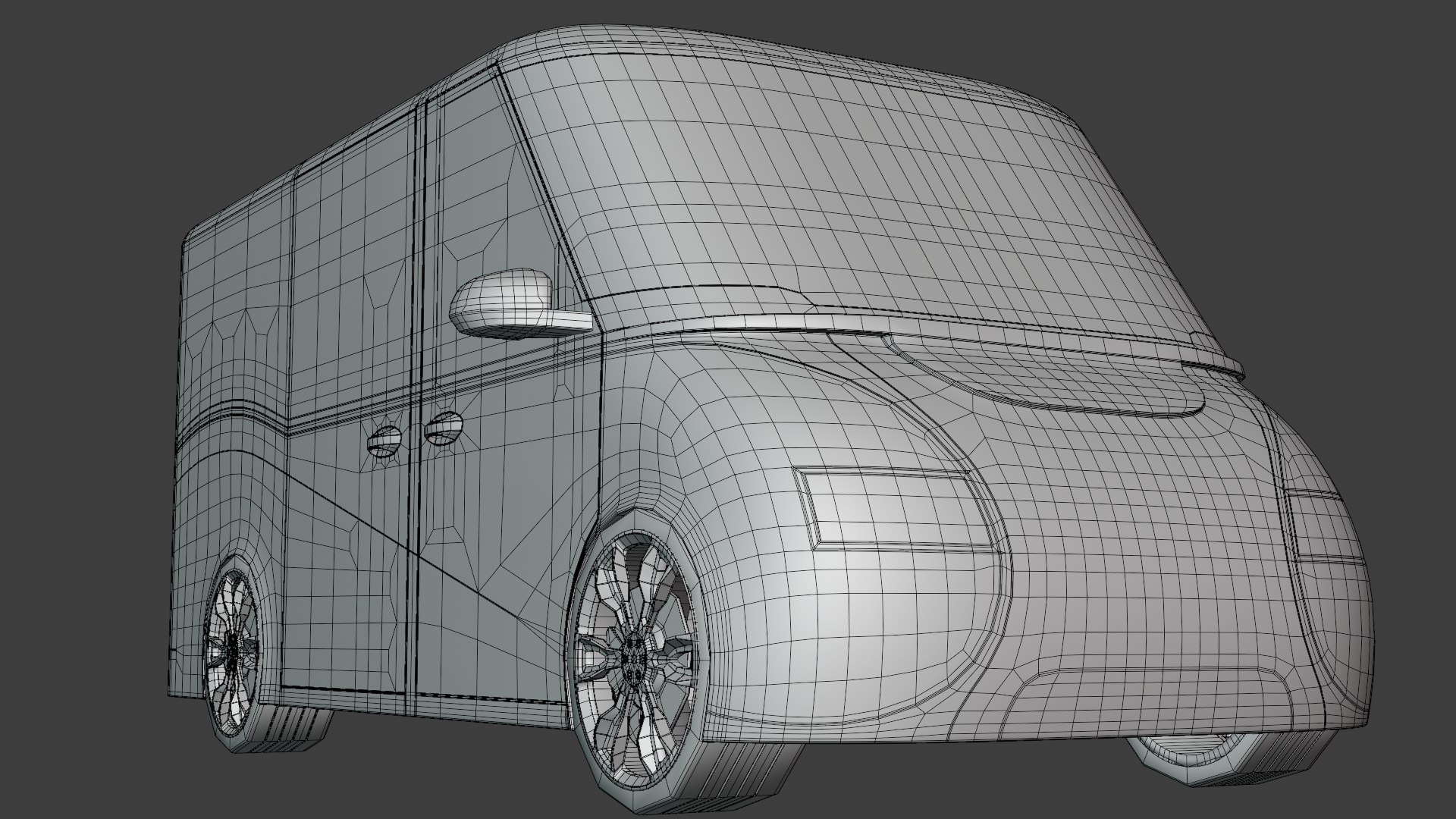 3D Generic Van Exterior Model - TurboSquid 2074753