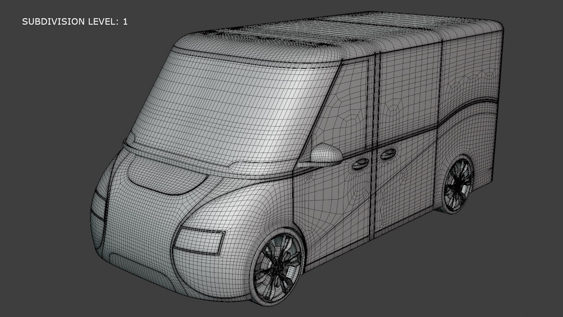 3D Generic Van Exterior Model - TurboSquid 2074753
