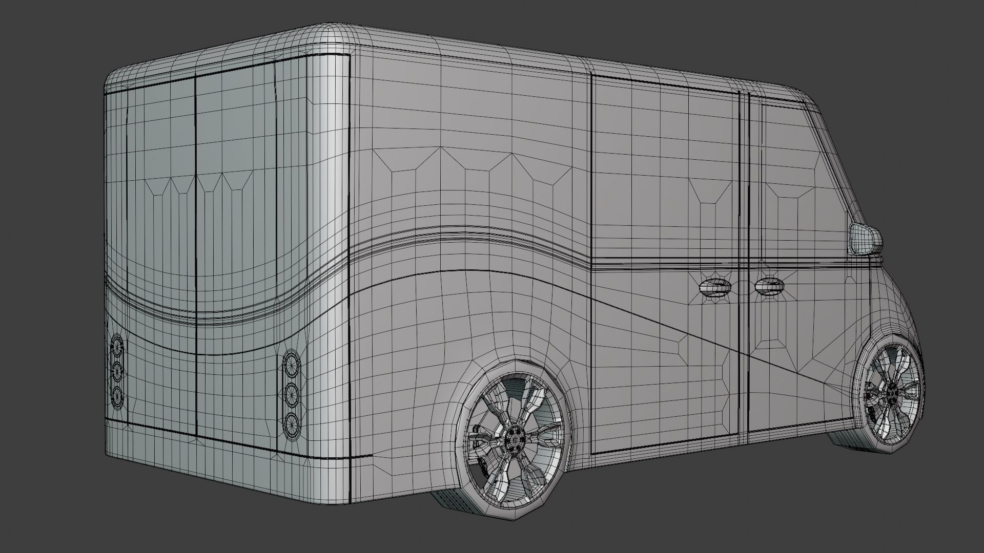 3D Generic Van Exterior Model - TurboSquid 2074753
