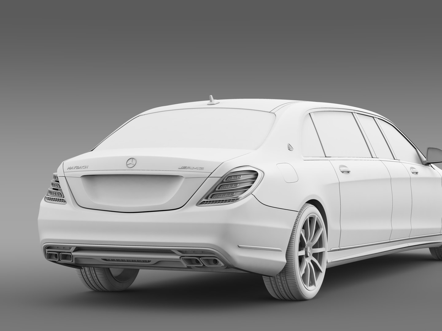 amg mercedes maybach pullman lwo