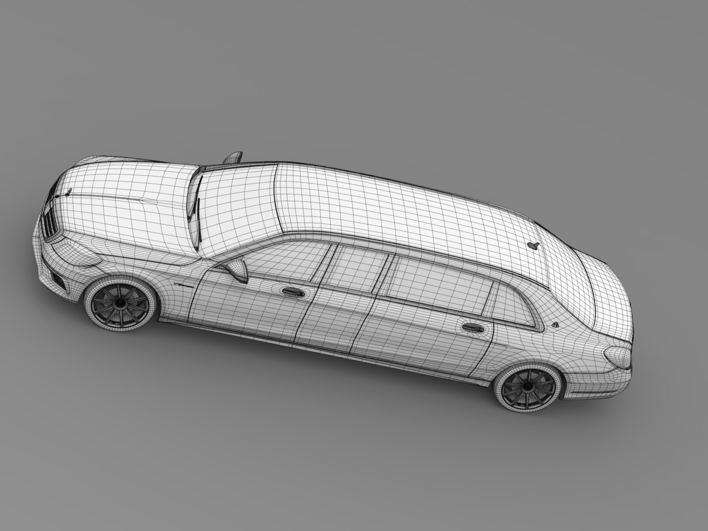 amg mercedes maybach pullman lwo