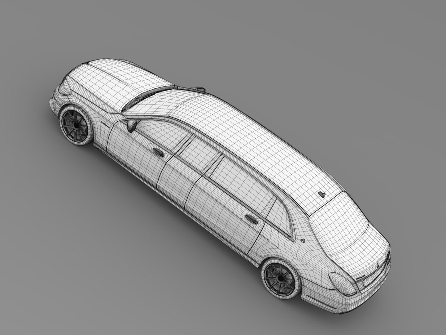amg mercedes maybach pullman lwo