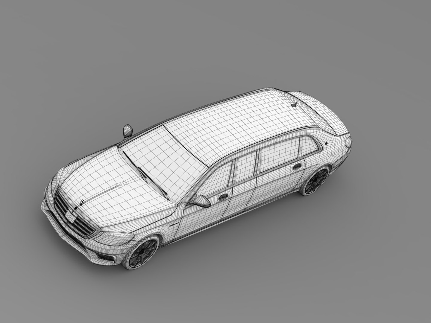 amg mercedes maybach pullman lwo