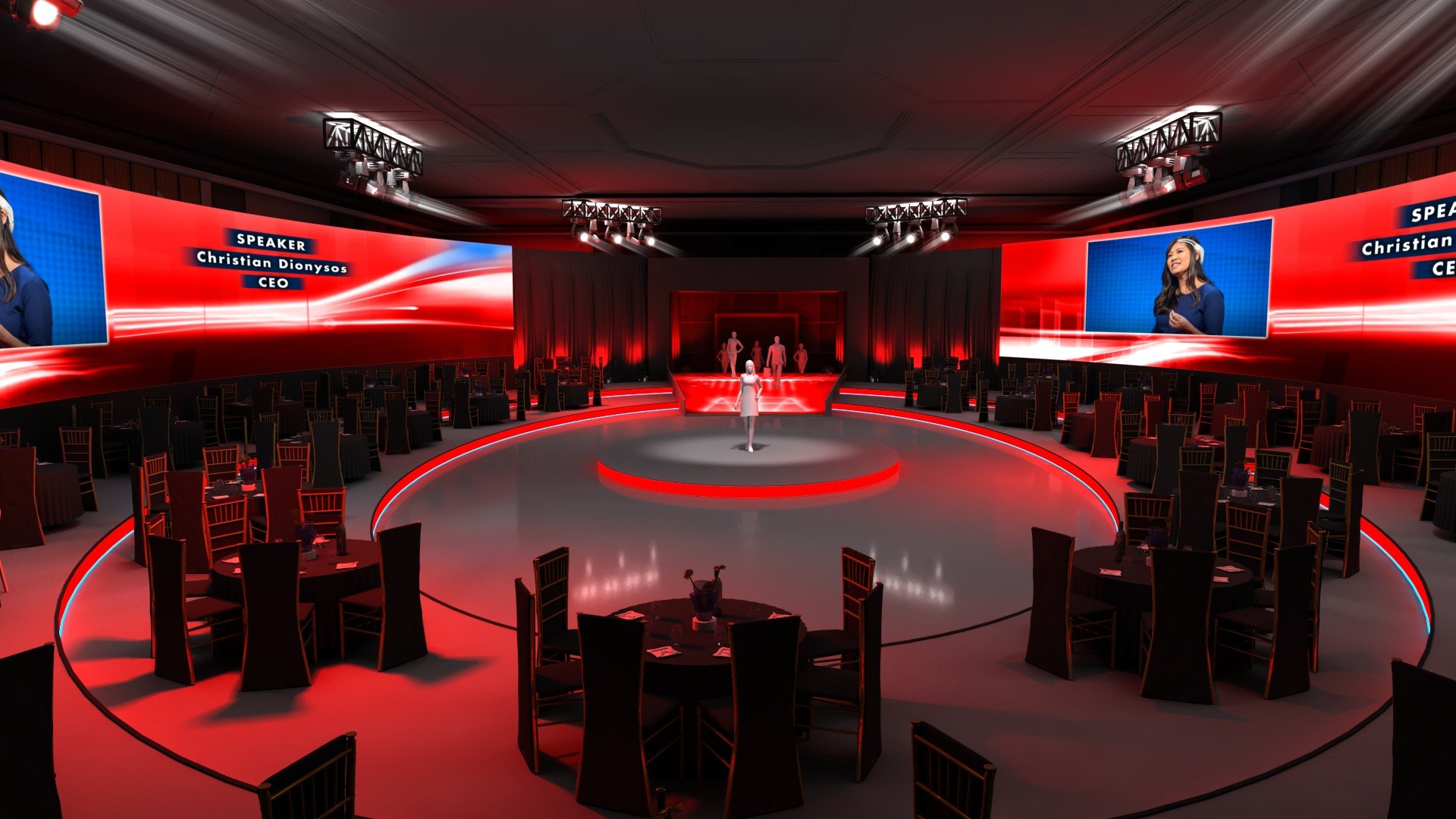 3D Stage Design Circle Concept Model - TurboSquid 1916437