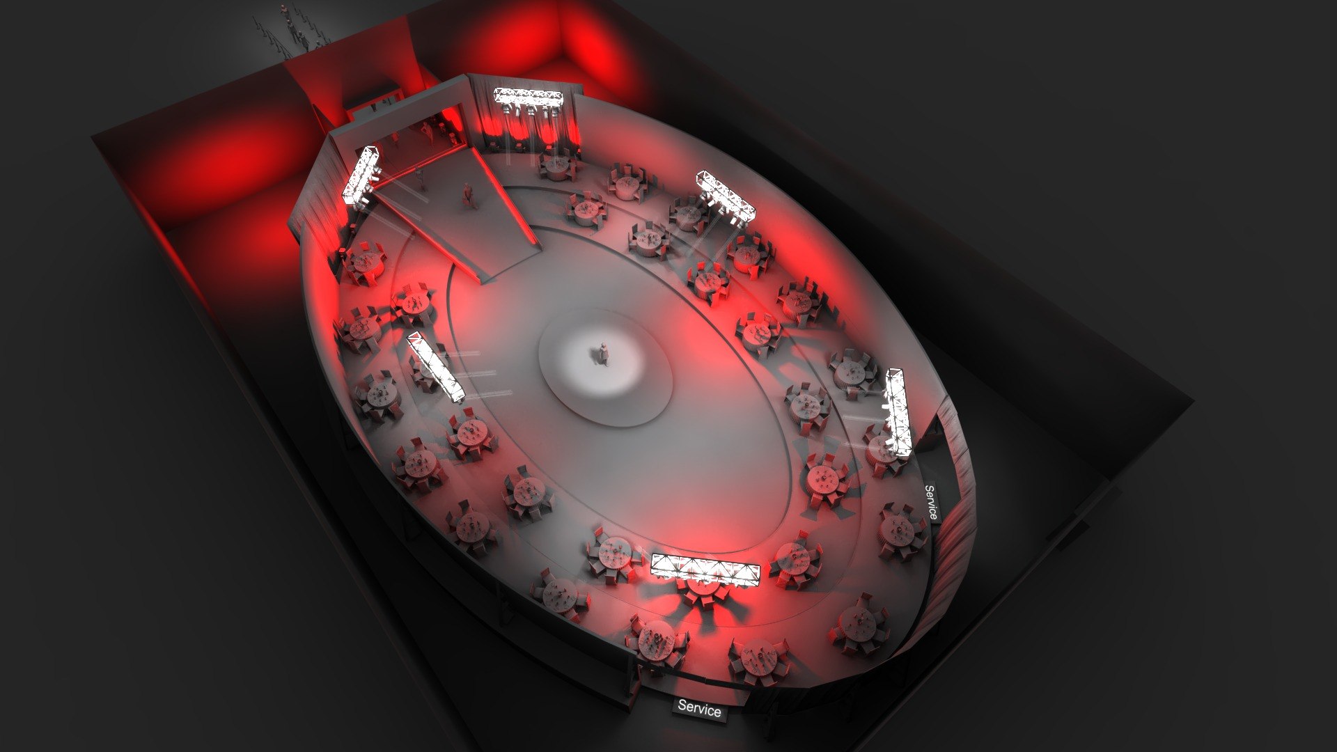 3D Stage Design Circle Concept Model - TurboSquid 1916437