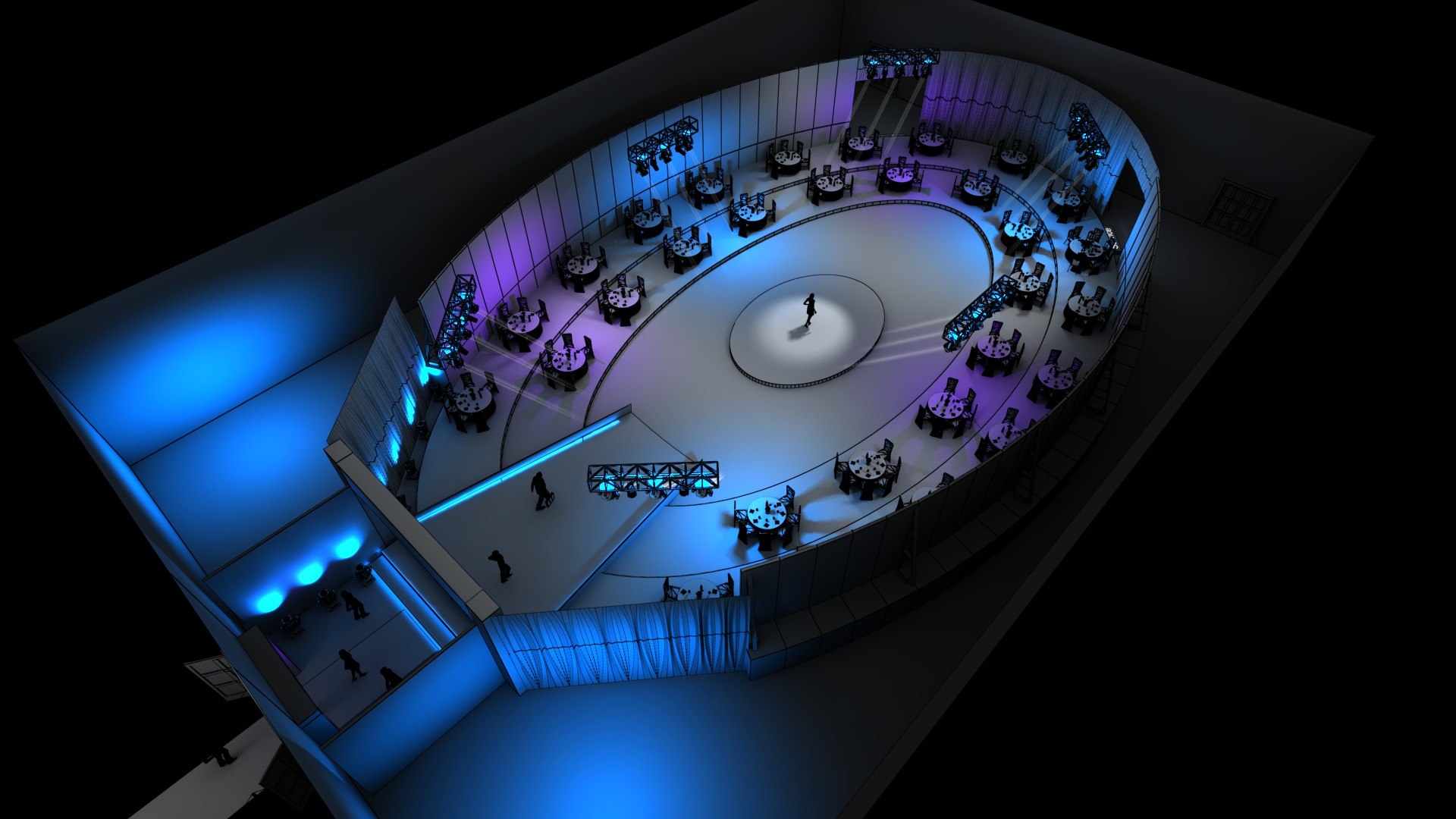 3D Stage Design Circle Concept Model - TurboSquid 1916437