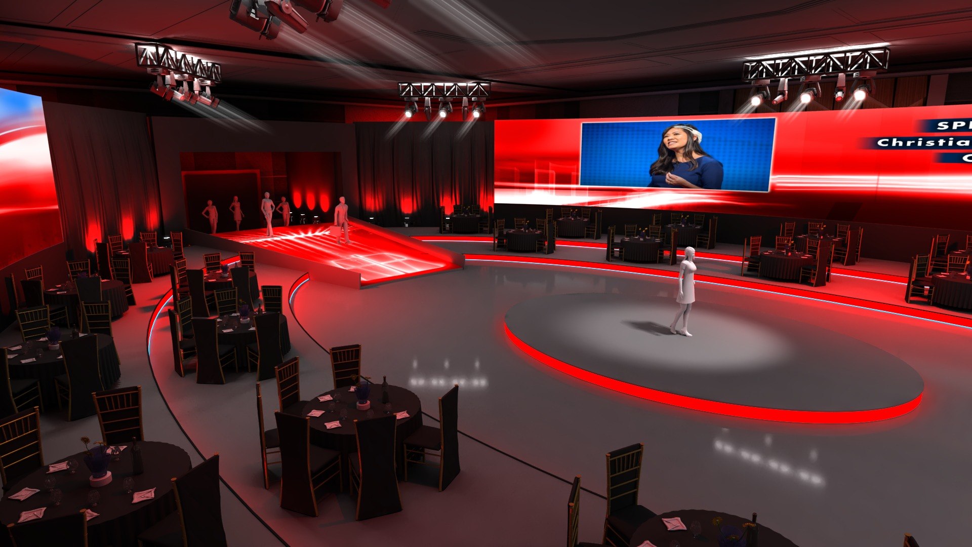 3D Stage Design Circle Concept Model - TurboSquid 1916437